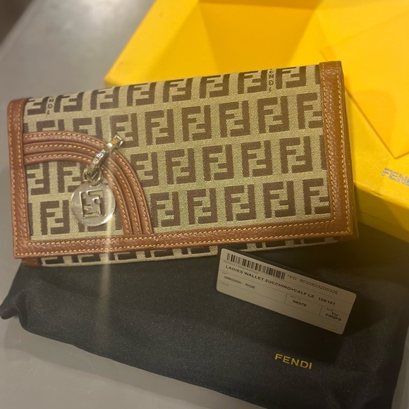 Fendi | Bags | Fendi Wallet In Original Boxing With The Original Dust ...